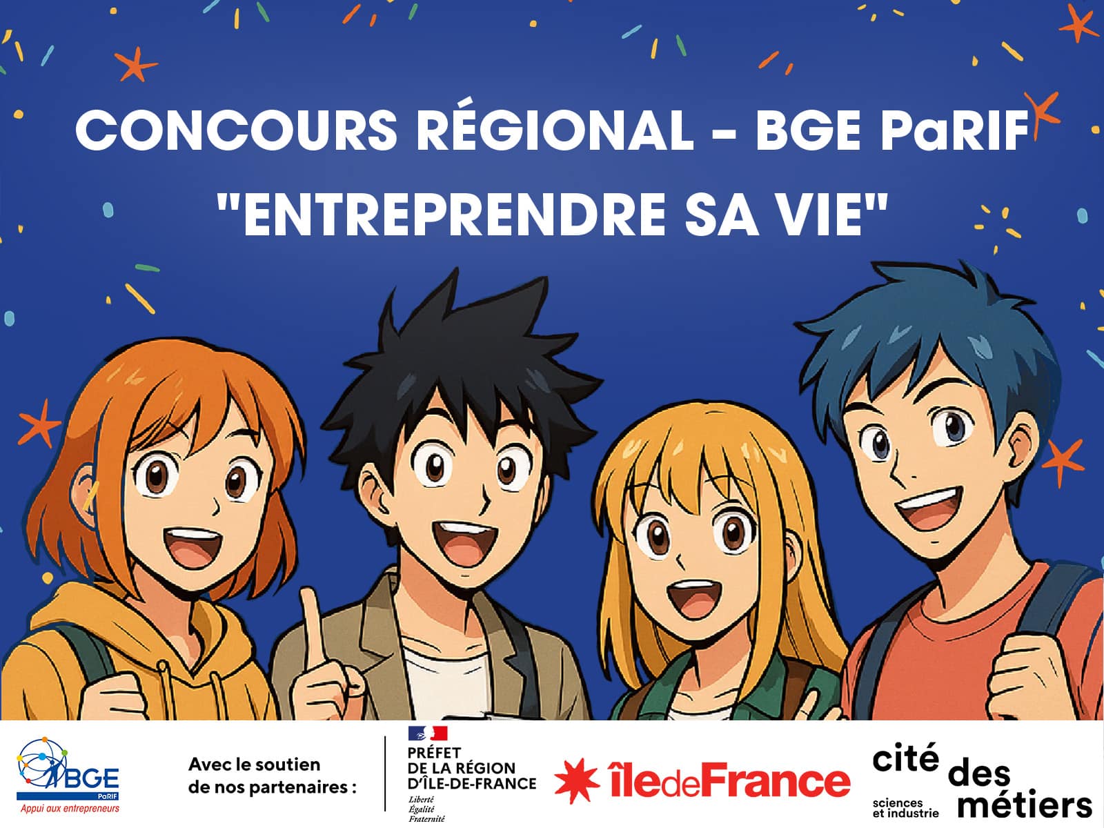 Grand concours régional "Entreprendre sa Vie" - BGE PaRIF - Premier réseau d'accompagnement à la ...
